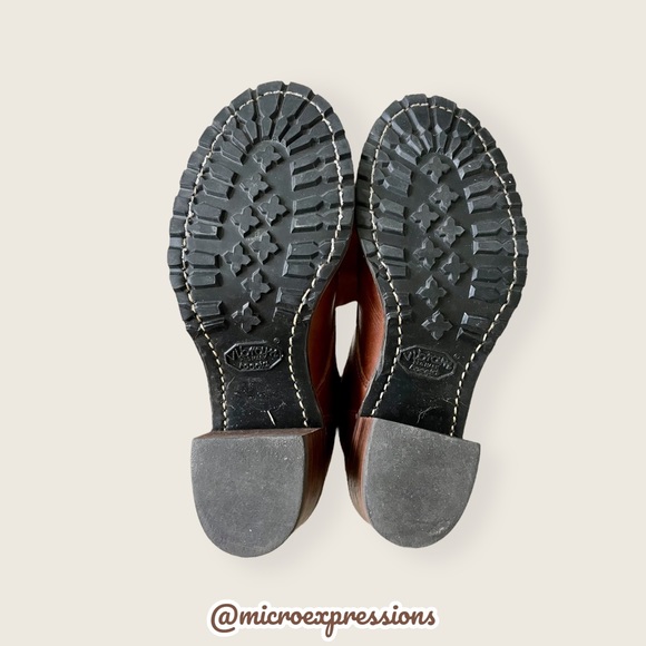 Frye | Shoes | Frye Sabrina 6g Cognac Brown Real Leather Laced Combat ...